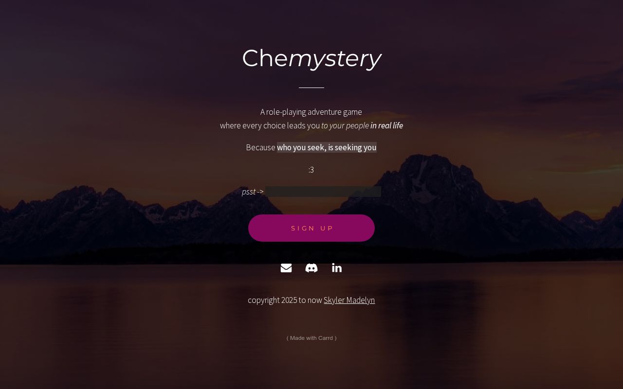 Chemystery